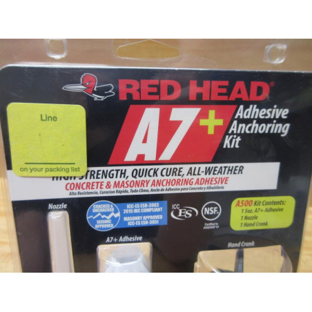 Red Head A500 Adhesive Anchoring Kit A7+