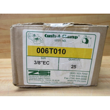 Cush-A-Clamp 006T010 ZSI Clamp Assembly (Pack of 25)