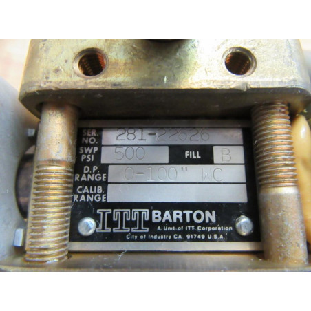 ITT Barton 281C Differential Pressure Unit - New No Box