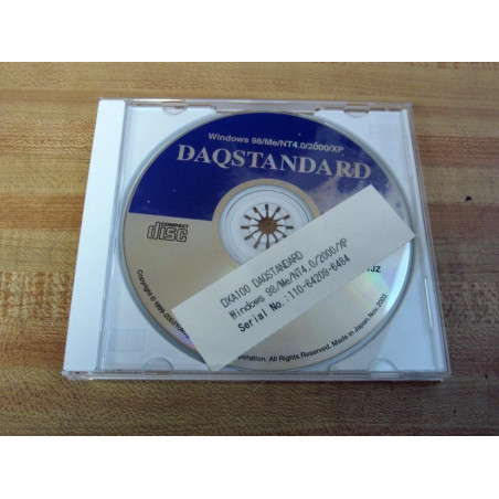 Yokogawa DXA100 Daqstandard Users Manual W2 Discs