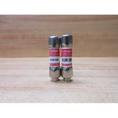 Littelfuse KLDR-25 Fuse Cross Ref 486M42, KLDR025 (Pack of 2) - New No Box