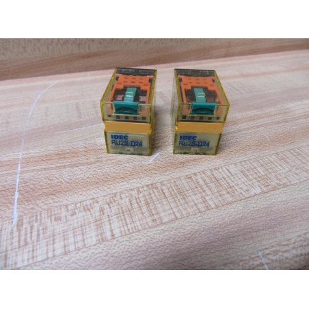 IDEC RU2S-D24 Coil Relay RU2SD24 (Pack of 2) - Used