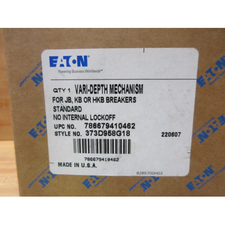 Eaton 373D958G18 Cutler Hammer Handle Mechanism