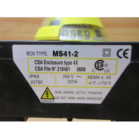 Max Air MS41-2 Limit Switch Box MS412