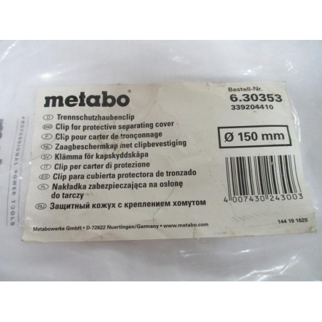 Metabo 6.30353 Cutting Wheel Guard 630353